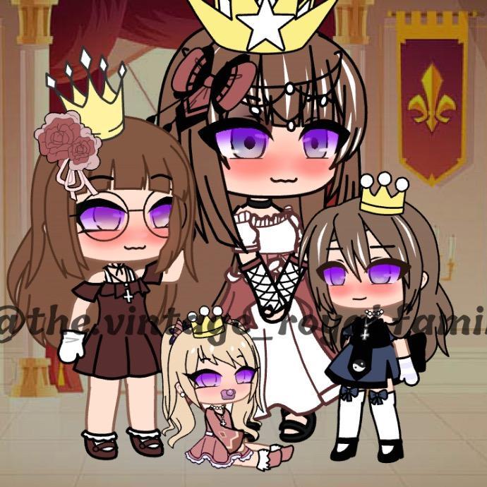 The princesses in gacha life vs in gacha club ️ @the.vintage_royal ...